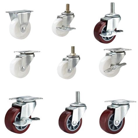 Light Duty Caster Small Caster Roller Wheel Plastic Caster Rigid