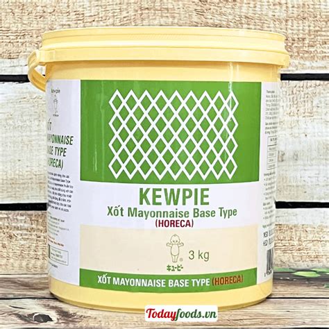 Xốt Mayonnaise Base Type Horeca Kewpie Thùng 3kg Sốt Mayonnaise Dành