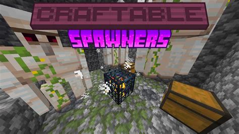 Craftable Spawners Mcpe Bedrock Edition Free Addonmod Youtube