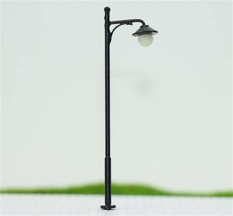 LYM Pcs Model Railway Train Lamp Post Street Lights HO OO Scale LEDs NEW EBay