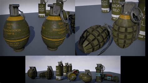Classic Us Grenades 카테고리 무기 Ue 마켓플레이스