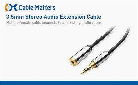 Amazon Cable Matters Male To Female Headphone Extension Cable 3