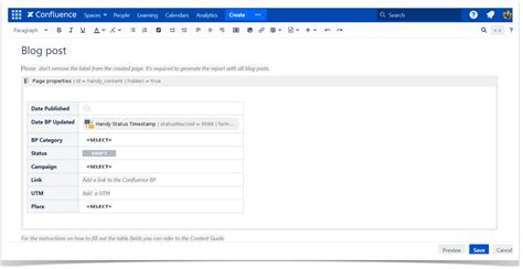 confluence status reporting tutorial stiltsoft