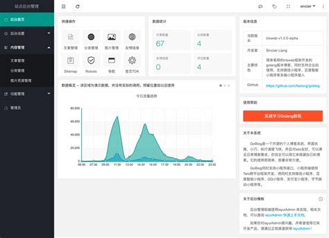 Golang实战开发之系统完善篇：博客后台模板的选择layuiadmin和后台脚手架的搭建 Golang教程网