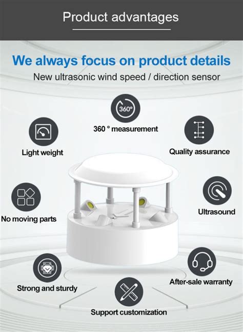 4g Ultrasonic Wind Speed And Wind Direction Sensor Wind Meter Jxct
