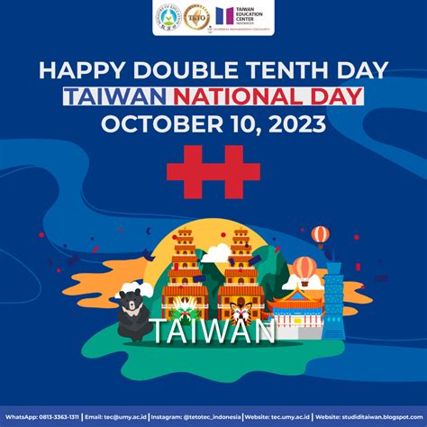 HAPPY DOUBLE TENTH DAY TAIWAN NATIONAL DAY Taiwan Education Center UMY