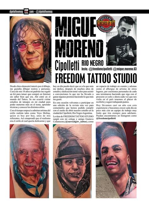 DGN Tattoo magazine Edición 15 años revista de tatuajes Portrait