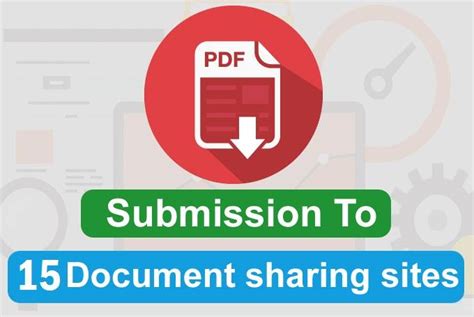 Manually Do A Pdf Submission To 15 Document Sharing Sites By Hhservice