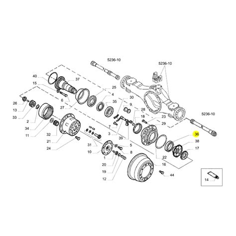 Rolamento Externo Cubo Roda Traseira Para Iveco Stralis 1102860