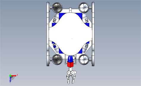 2016年mate竞赛rov水下机器人模型3d图纸 Step Igs格式 Iges 模型图纸下载 懒石网