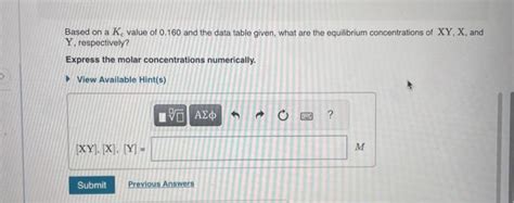 solved based on a kc value of 0 160 and the given data
