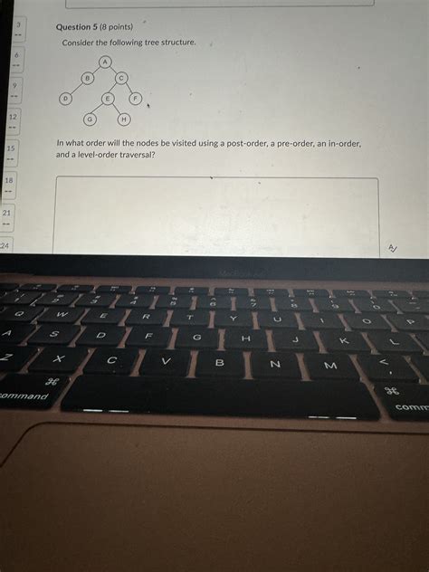 Solved Question 5 8 ﻿pointsconsider The Following Tree