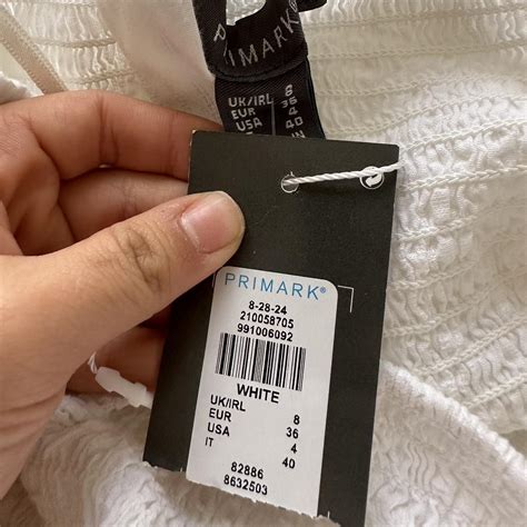 Bnwt Primark Bow Dress Mini White Perfect For Depop