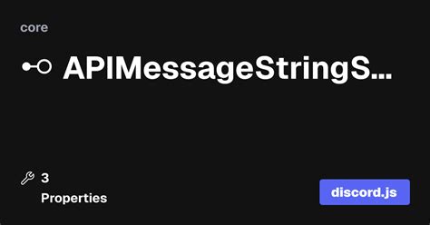 apimessagestringselectinteractiondata core main discord js