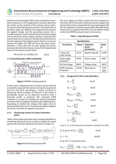 Design And Implementation Of Speed Control For 3 Phase Induction Motor