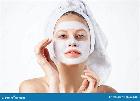 Cosmetology Skin Care Face Treatment Spa And Natural Beauty Concept