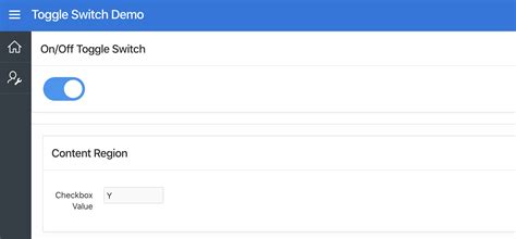 Oracle Apex Creating On Off Toggle Switch Using HTML CSS And JS Vinish Dev