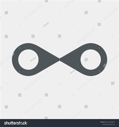Eternity Infinity Symbol Quality Vector Illustration Stock Vector