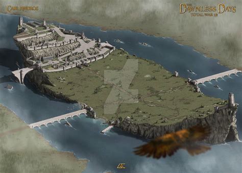 Lotr Cair Andros By Gc Conceptart On Deviantart