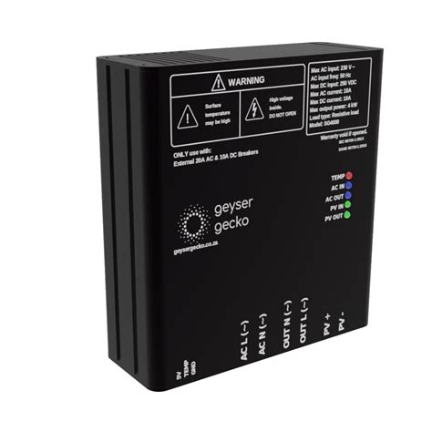 Geyser Gecko Sg4000 Pv Geyser Controller Za