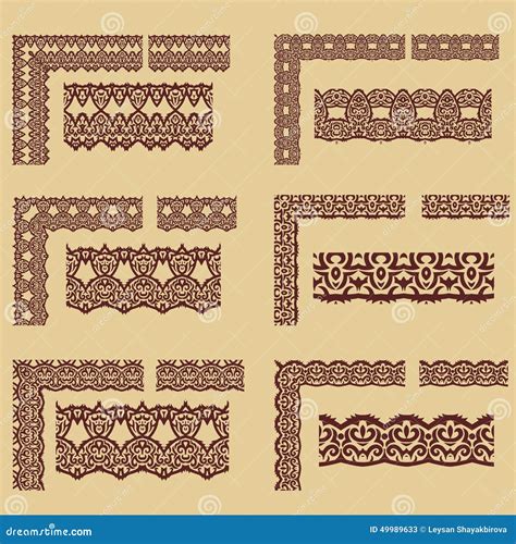 13 Unique Borders Dividers Black White Cartoon Vector Cartoondealer