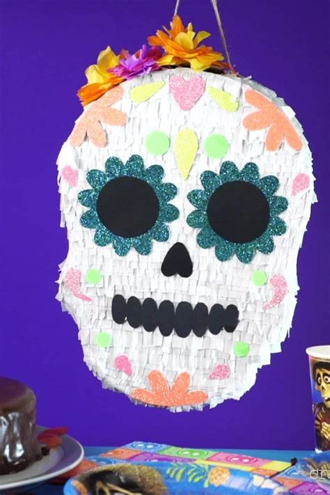 Piñata de Calavera Piñatas Halloween party Sugar skull