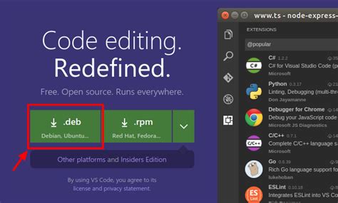 C I T Visual Studio Code Tr N Linux Ubuntu M T Editor Kh Ti N D Ng Cho L P Tr Nh Vi N