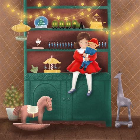 Иллюстрация Щелкунчик и мышиный король в стиле детский