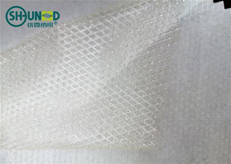 Two Layers Adhesive Fusible Web Net With Non Woven Release Paper For