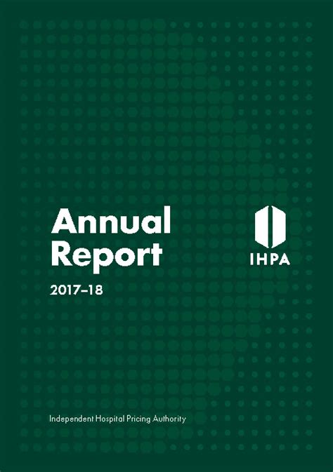 IHPA Annual Report Resources IHACPA