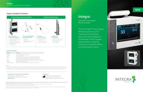 Licox Integra Lifesciences Pdf Catalogs Technical Documentation