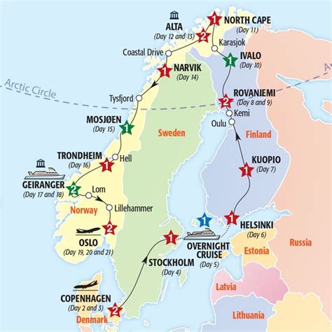 Scandinavia Map U3a Mandurah