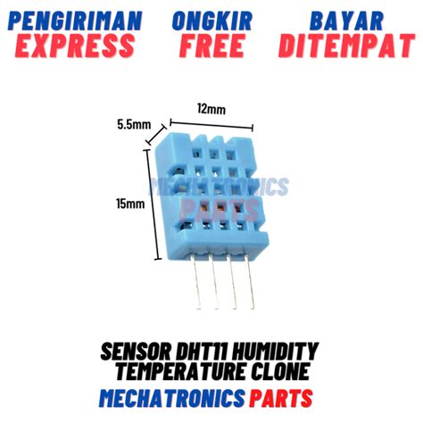 Sensor Dht11 Humidity Temperature Clone Dht 11 Suhu Kelembapan Lazada Indonesia
