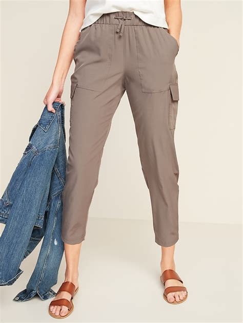 Old Navy High Waisted Stretchtech Cargo Ankle Pants For Women