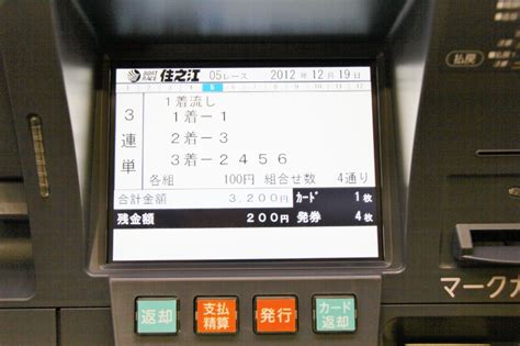 舟券の買い方 自動発払機 ボートレース平和島 ピースターブログ