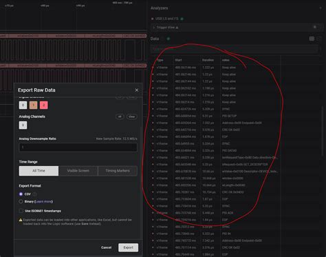 Logic Software How To Export Decoding Information Logic 2 Software Saleae Logic 2