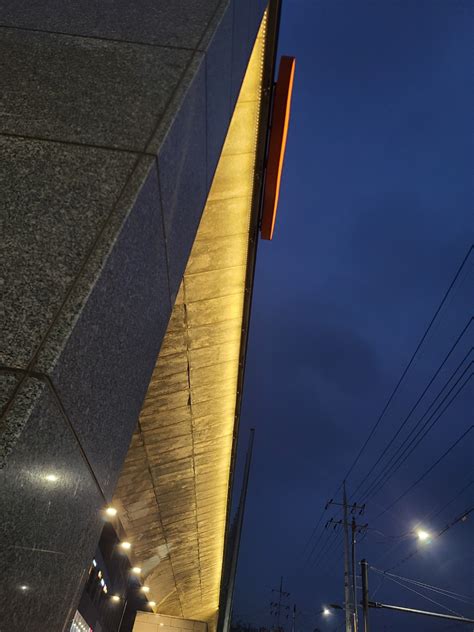 의정부 신곡포레스타뷰 아파트 문주 경관조명 문주 면조명 간접조명 바투광기 2022년