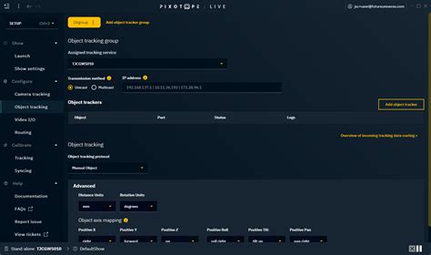 Configure Object Tracking