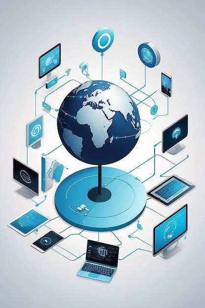 Internet Of Things And Communication Technology Premium Ai Generated