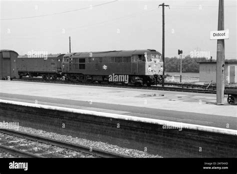Original British Rail Diesel Locomotive Class 31 On Shunting Service