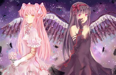 Akemi Homura Kaname Madoka Ultimate Madoka And Akuma Homura Mahou Shoujo Madoka Magica And