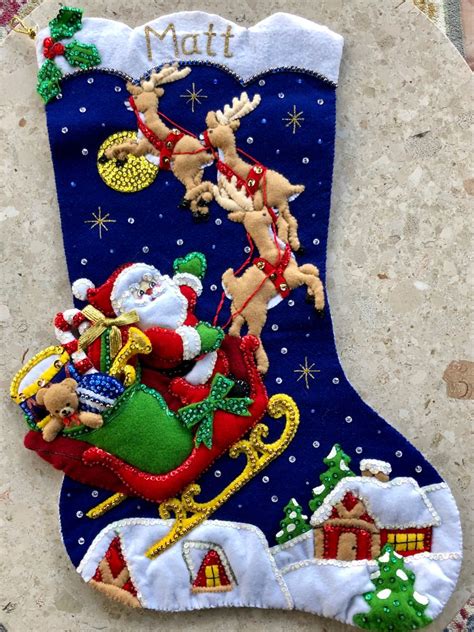 Merry Christmouse Bucilla Felt Stocking Kit Artofit