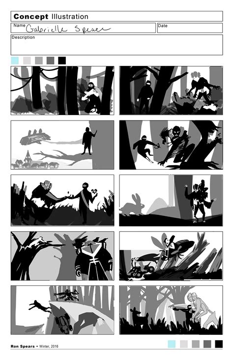 Characterenvironment Concept Thumbnails On Behance