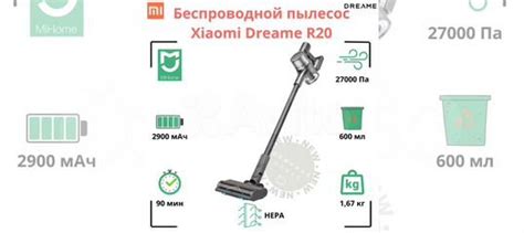 Беспроводной пылесос Xiaomi Dreame R20 купить в Москве с доставкой ...