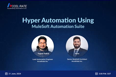 Hyper Automation Using Mulesoft Automation Suite Accelirate