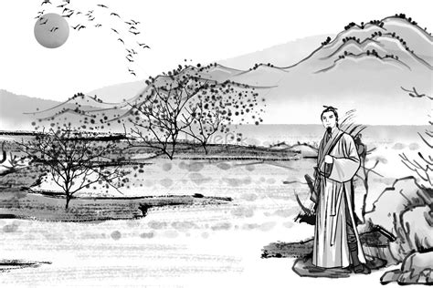 잉크 중국 스타일 일러스트 무료 다운로드 Lovepik