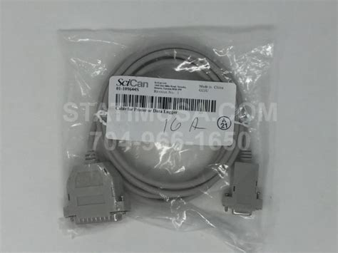 Scican Statim 5000 Printer Or Data Logger Cable External Printer Oem 01