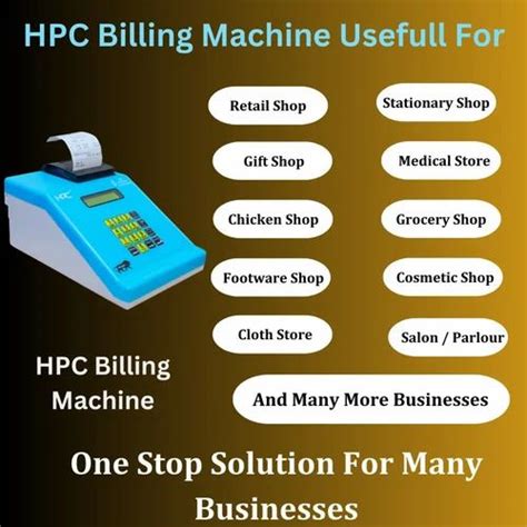 Standalone HPC BILLING MACHINE For Restaurant At 8000 Piece In Kolkata