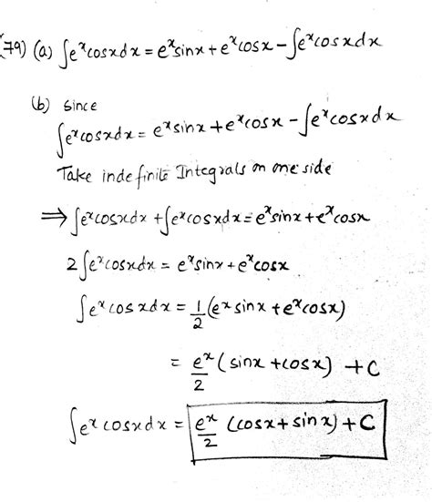 Answered 19 79 Tabular Integration Extended Refer To Exercise 770 A