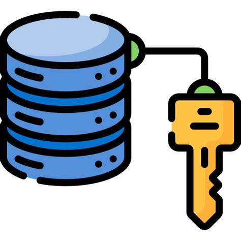 Key Value Database Special Lineal Color Icon